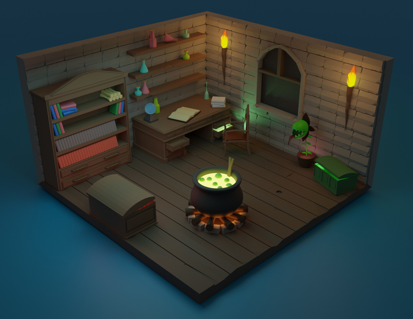 ArtStation - Witch Lair | Resources