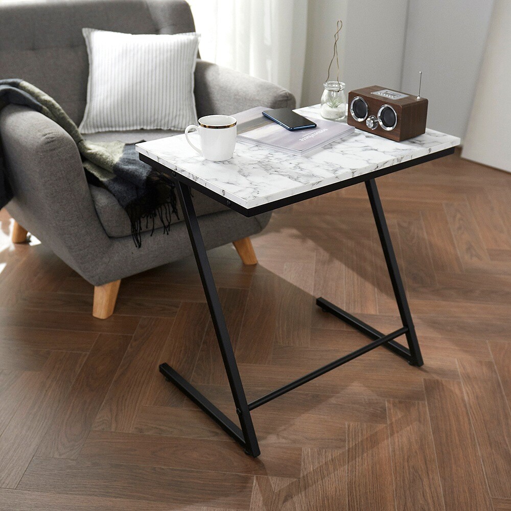 ArtStation - well marble merbau gold side table 600 size | Resources