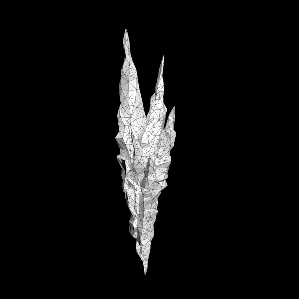 ArtStation - Low poly Sharp Ice Modular 210916 | Game Assets