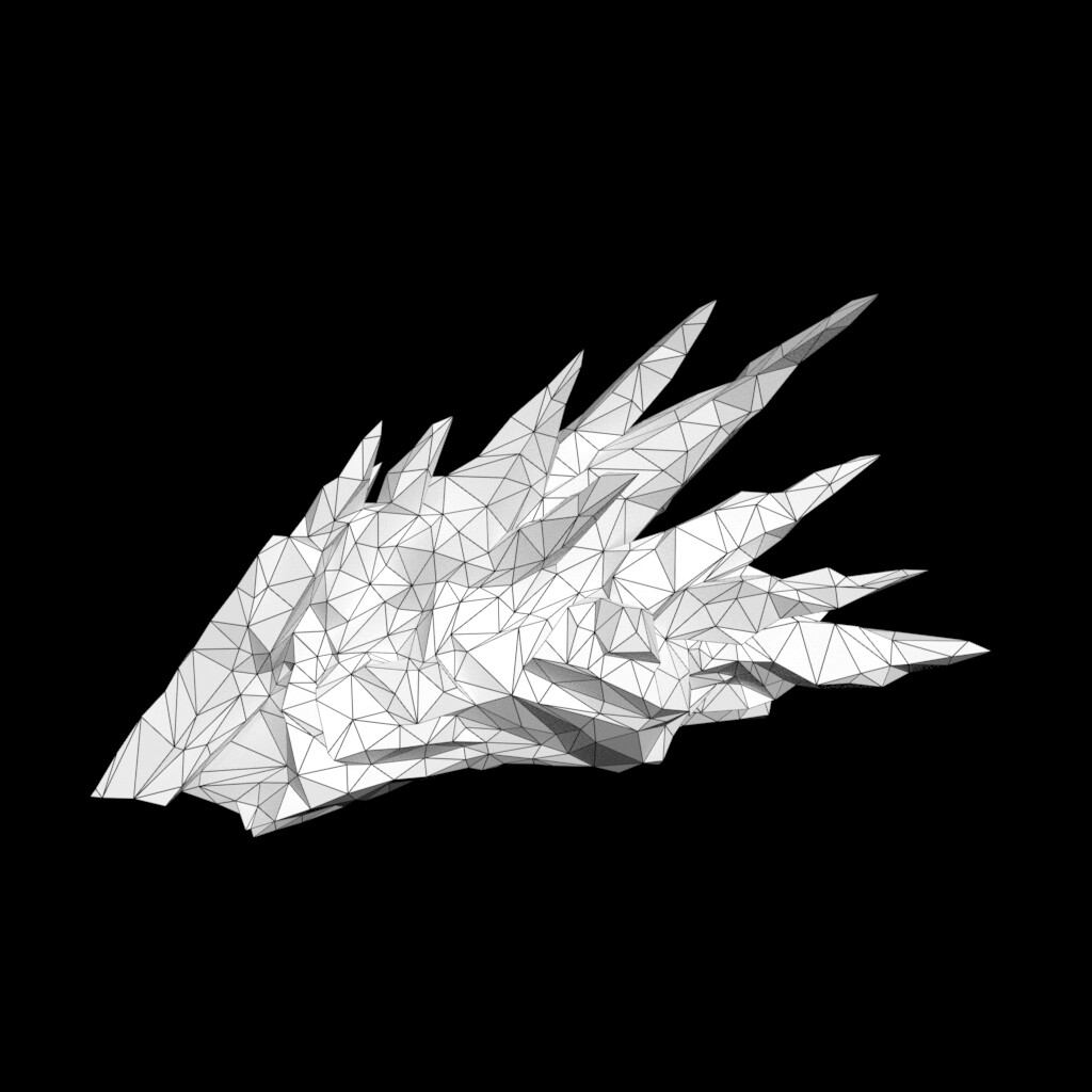 ArtStation - Low poly Sharp Ice Modular 210916 | Game Assets