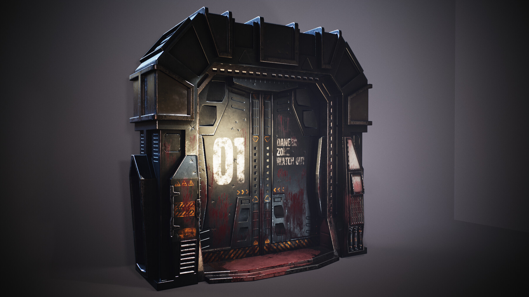 ArtStation - Mechanical door | Game Assets