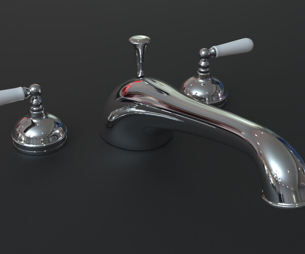 ArtStation - Bathroom Faucet 3D Model | Game Assets