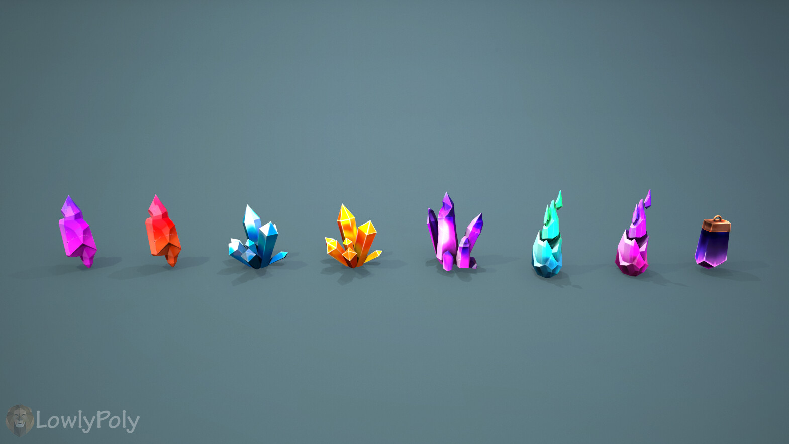 ArtStation - Stylized Crystal Collection | Game Assets