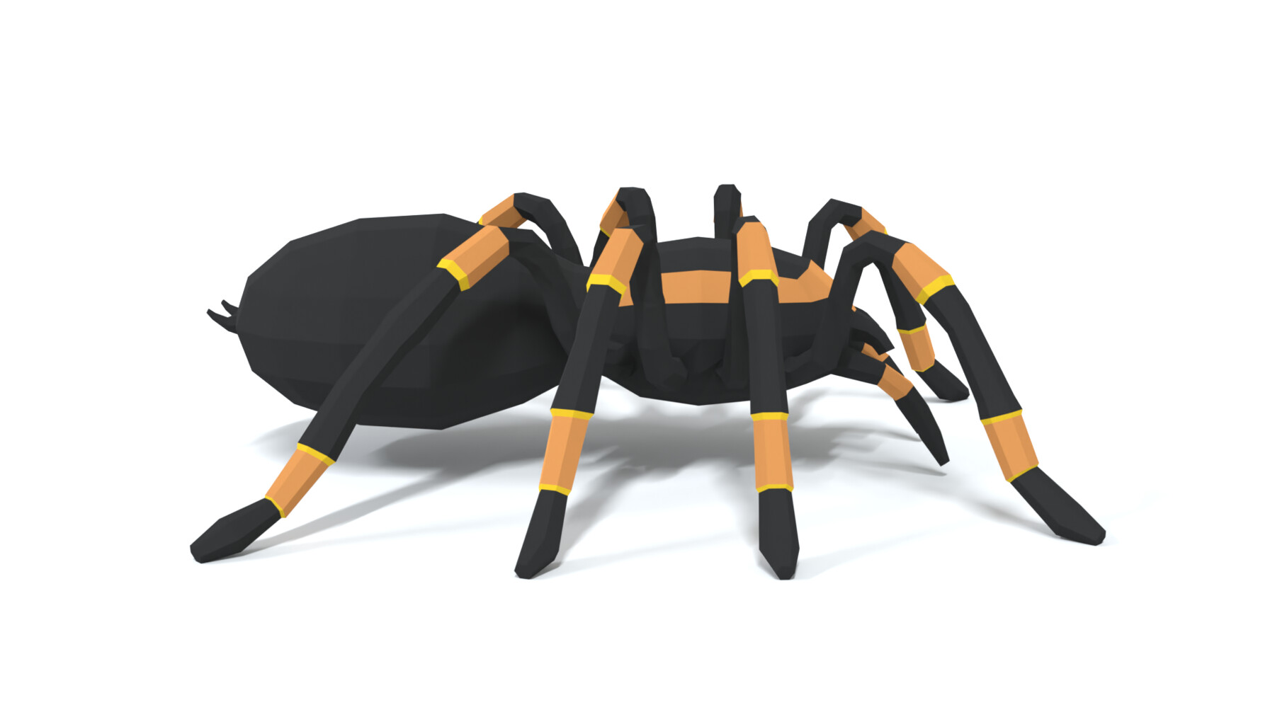 ArtStation - Low Poly Cartoon Tarantula | Game Assets