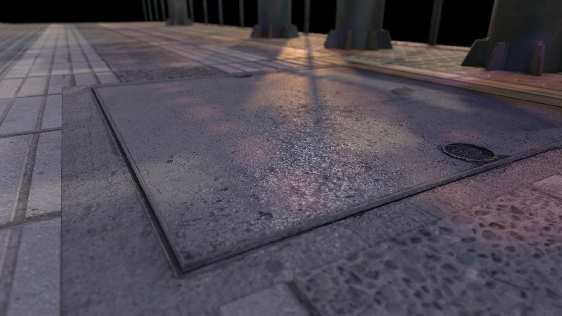 ArtStation - Bus Stop | Game Assets