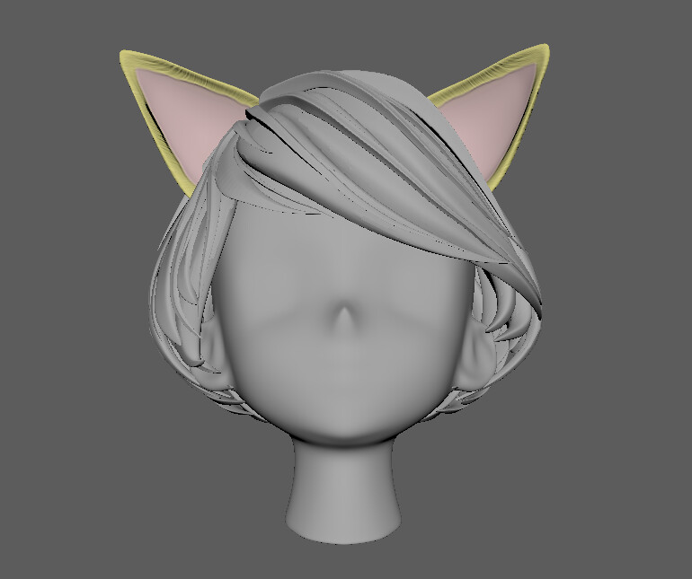 ArtStation - Low-poly Anime Ears | Resources