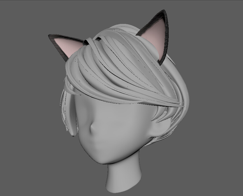 ArtStation - Low-poly Anime Ears | Resources