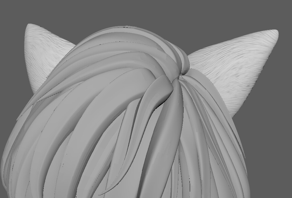 ArtStation - Low-poly Anime Ears | Resources