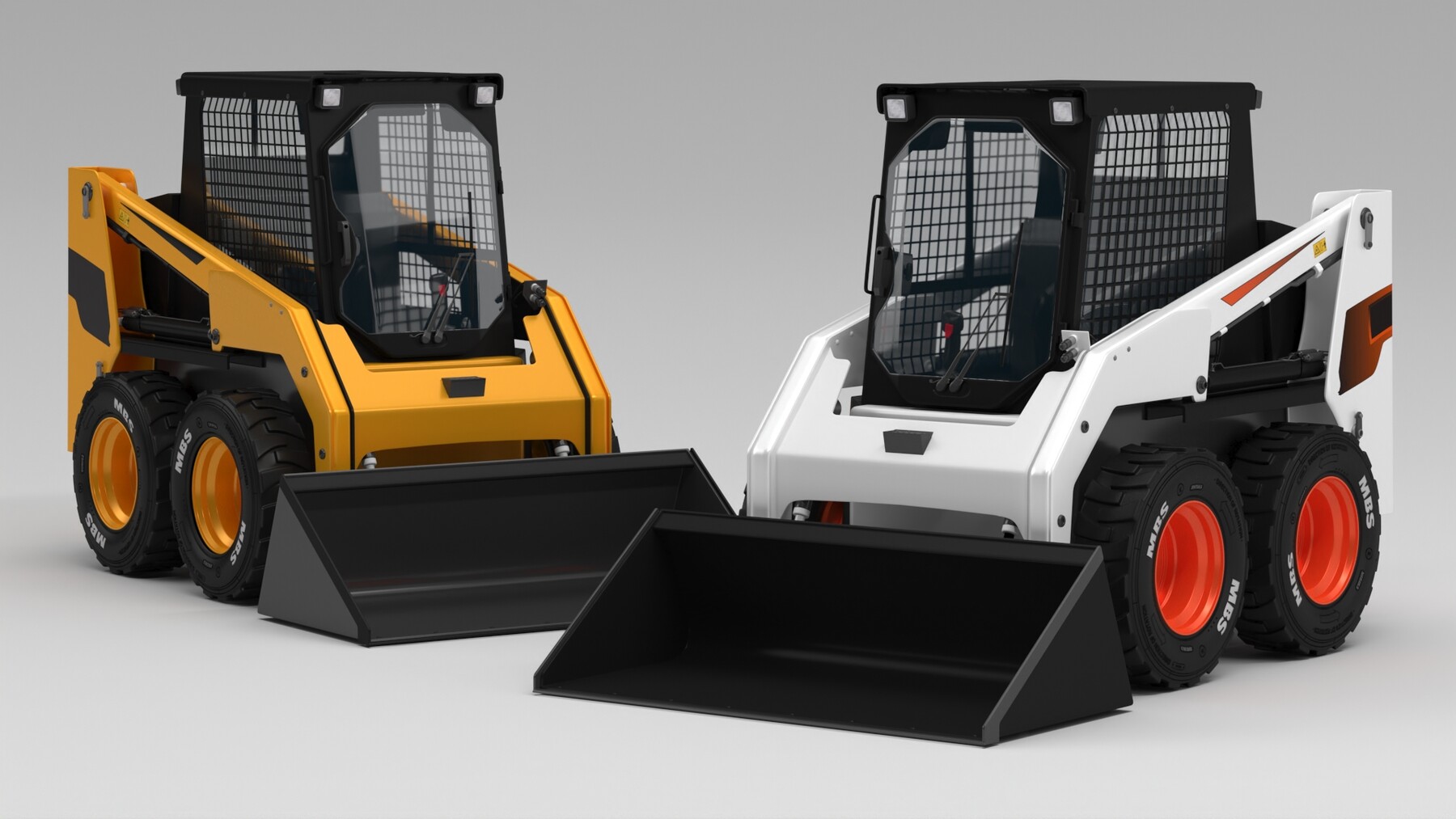 ArtStation - Bobcat and Caterpillar loaders 3D model | Game Assets