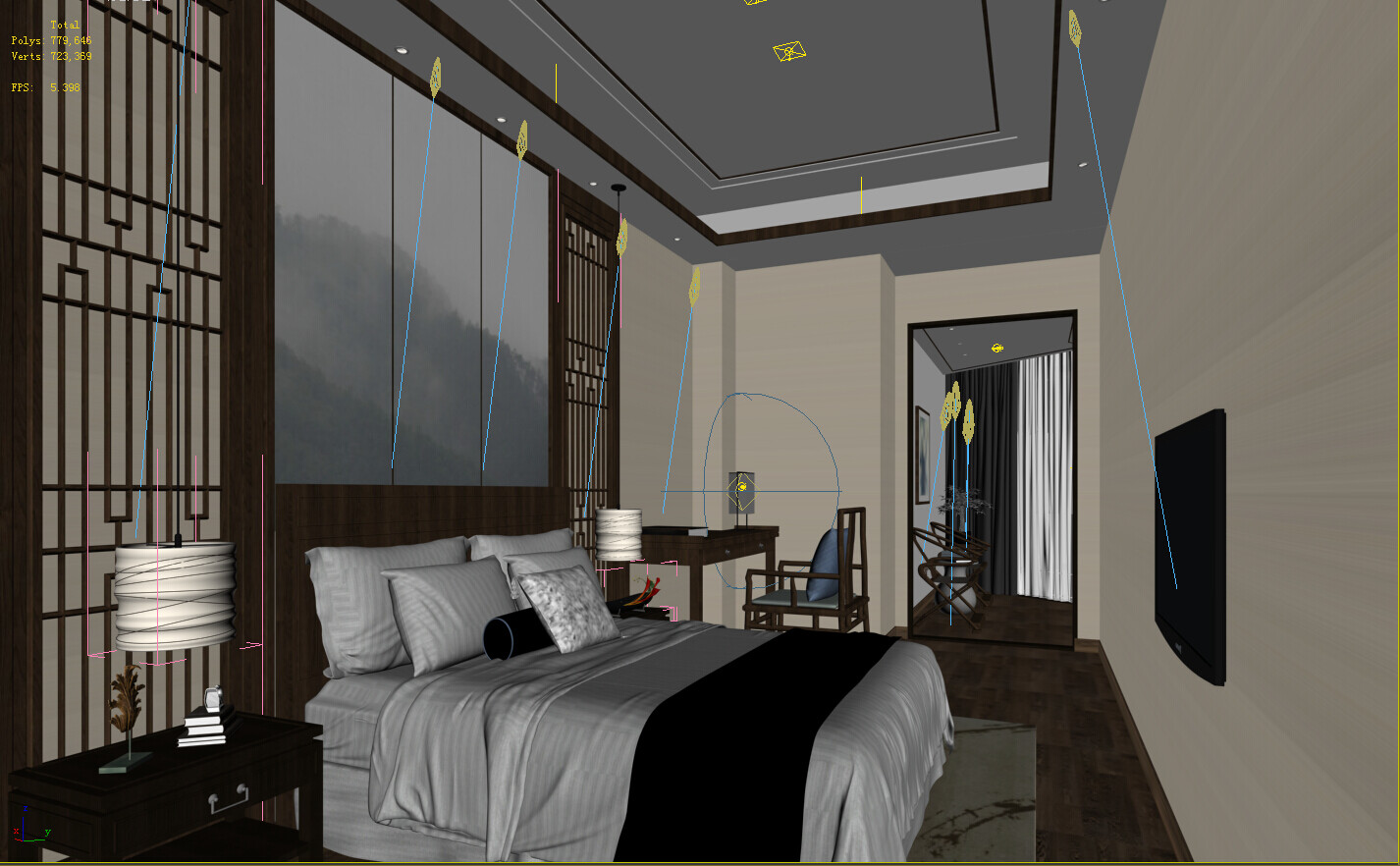 ArtStation - Deluxe master bedroom design 112 | Resources