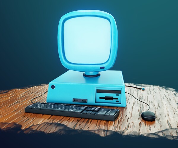 ArtStation - Stylized Computer | Game Assets