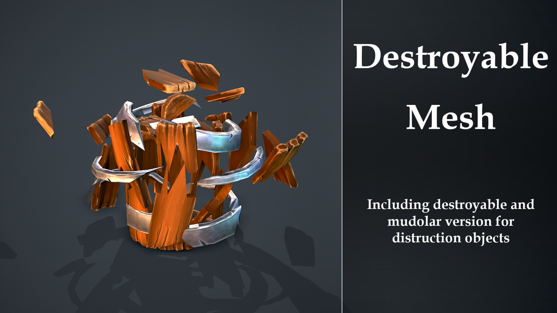 ArtStation - Stylized Barrel-Modular-Destroyable | Game Assets