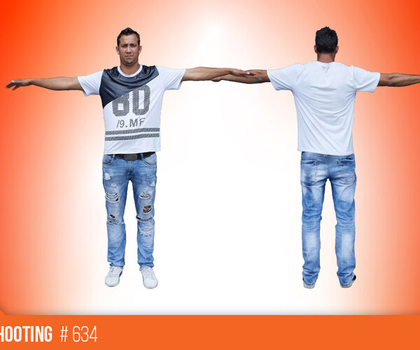 ArtStation - T-POSE & DETAILS | Male Photo References # 634 | Resources