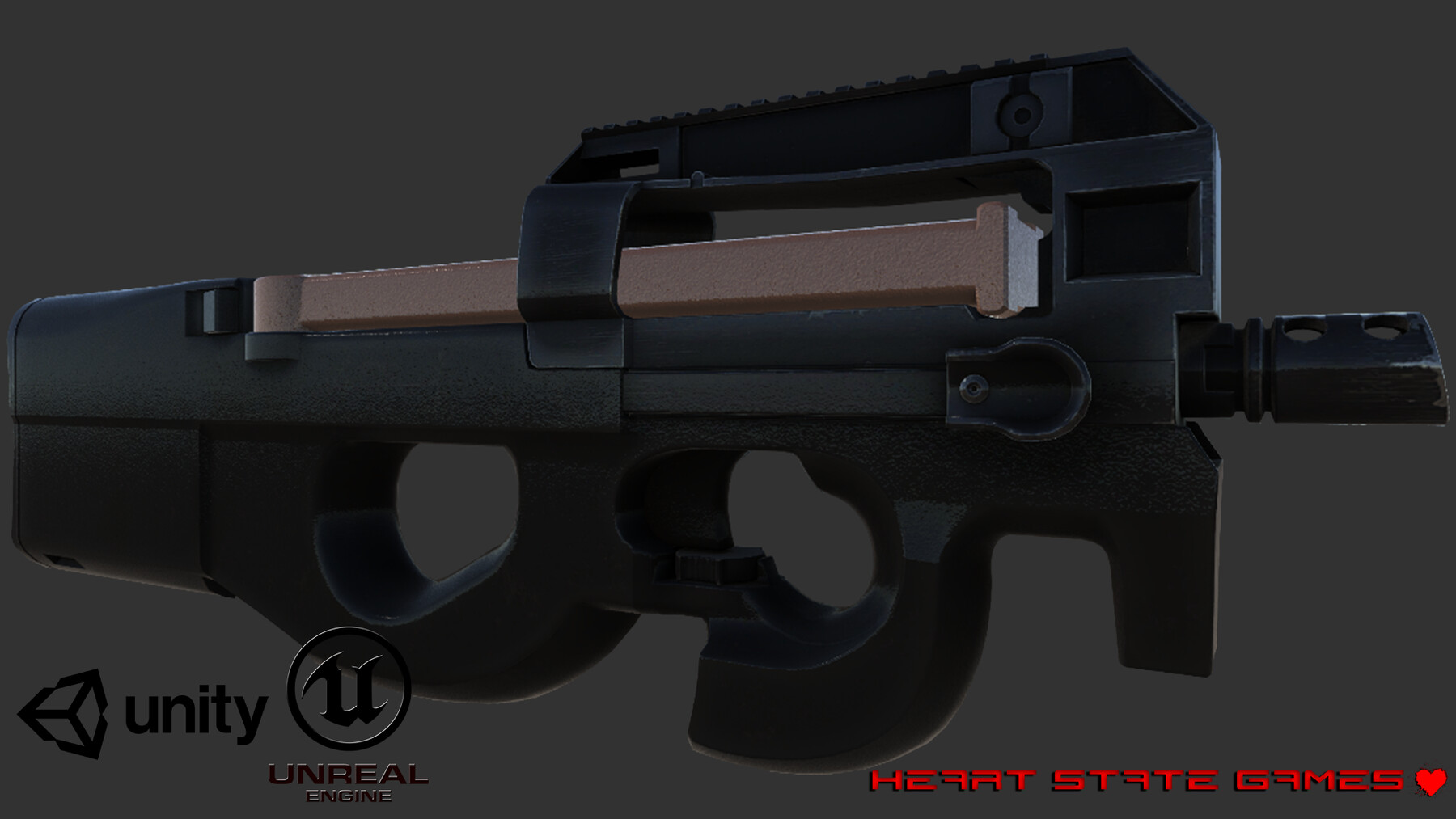 ArtStation - FPS Gun 4K - Smg 2 | Game Assets