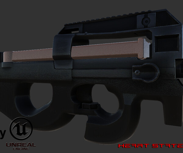 ArtStation - FPS Gun 4K - Smg 2 | Game Assets