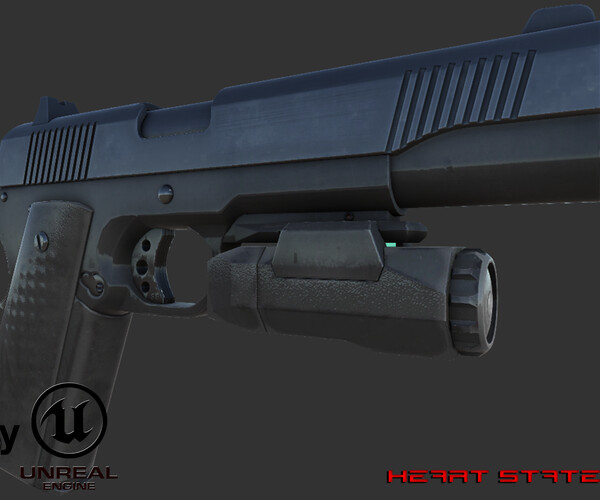 ArtStation - FPS Gun 4K - Pistol 3 | Game Assets