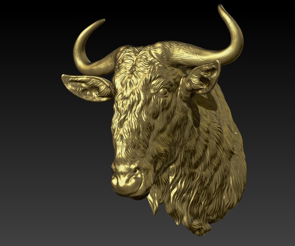 ArtStation - Wildebeest head | Resources