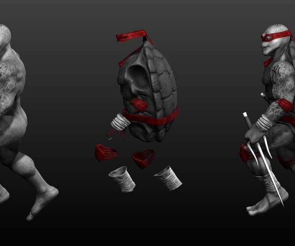 ArtStation - Raphael--[TMNT-2003] | Game Assets