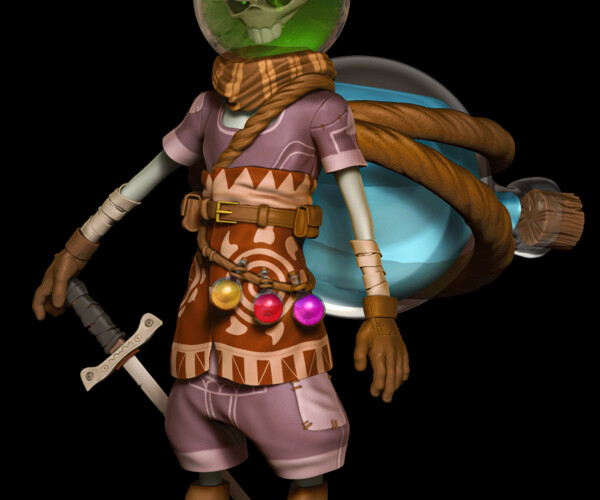 ArtStation - skull man | Resources