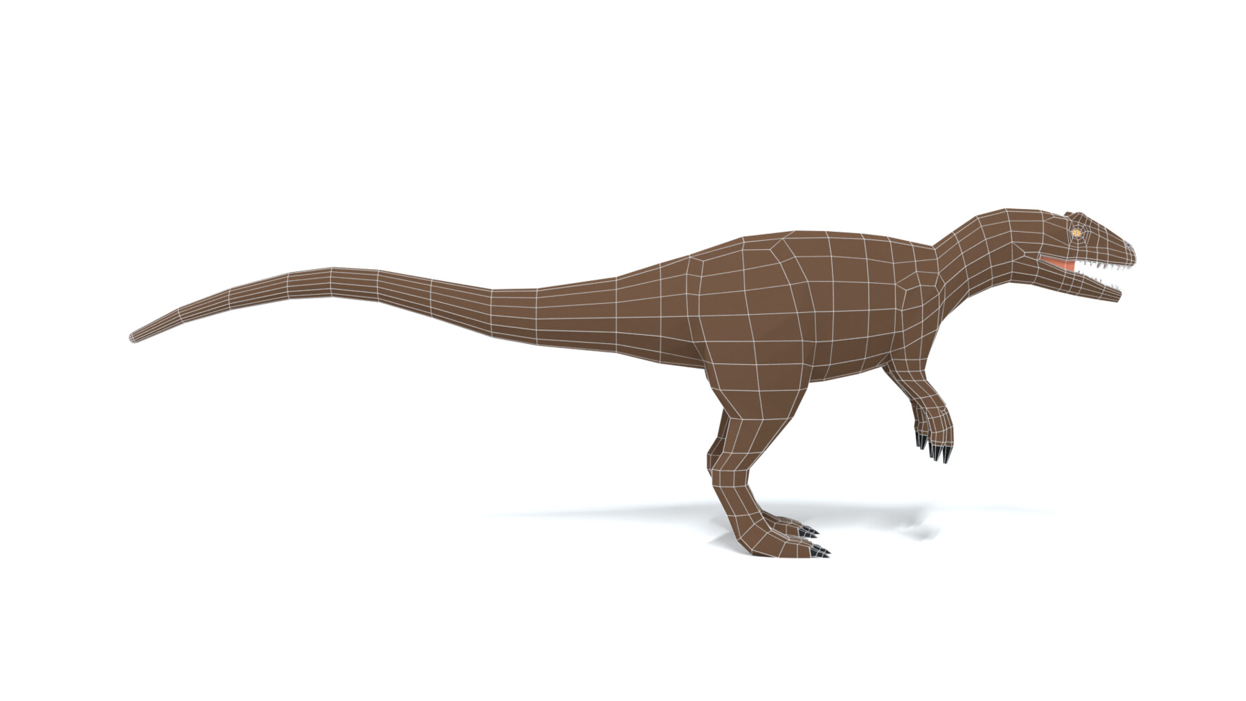 ArtStation - Low Poly Cartoon Allosaurus Dinosaur | Game Assets