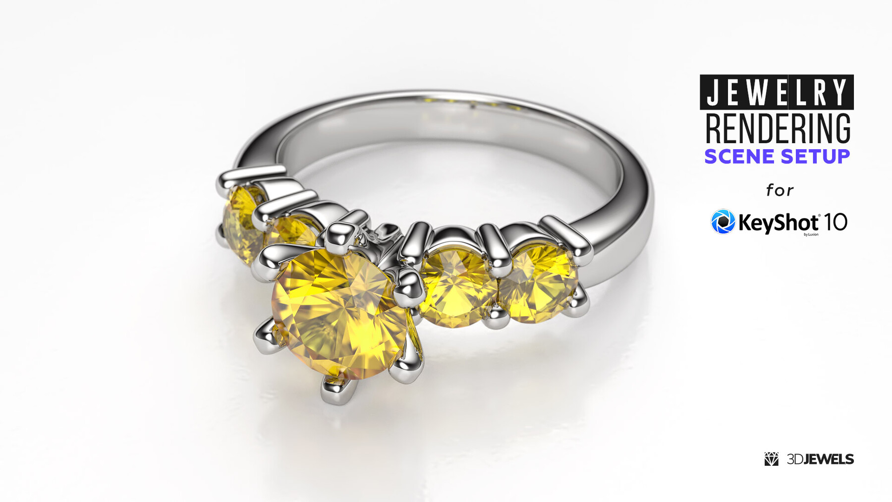 ArtStation - Bright Scene Setup for KeyShot 10 Jewelry 3D Rendering ...