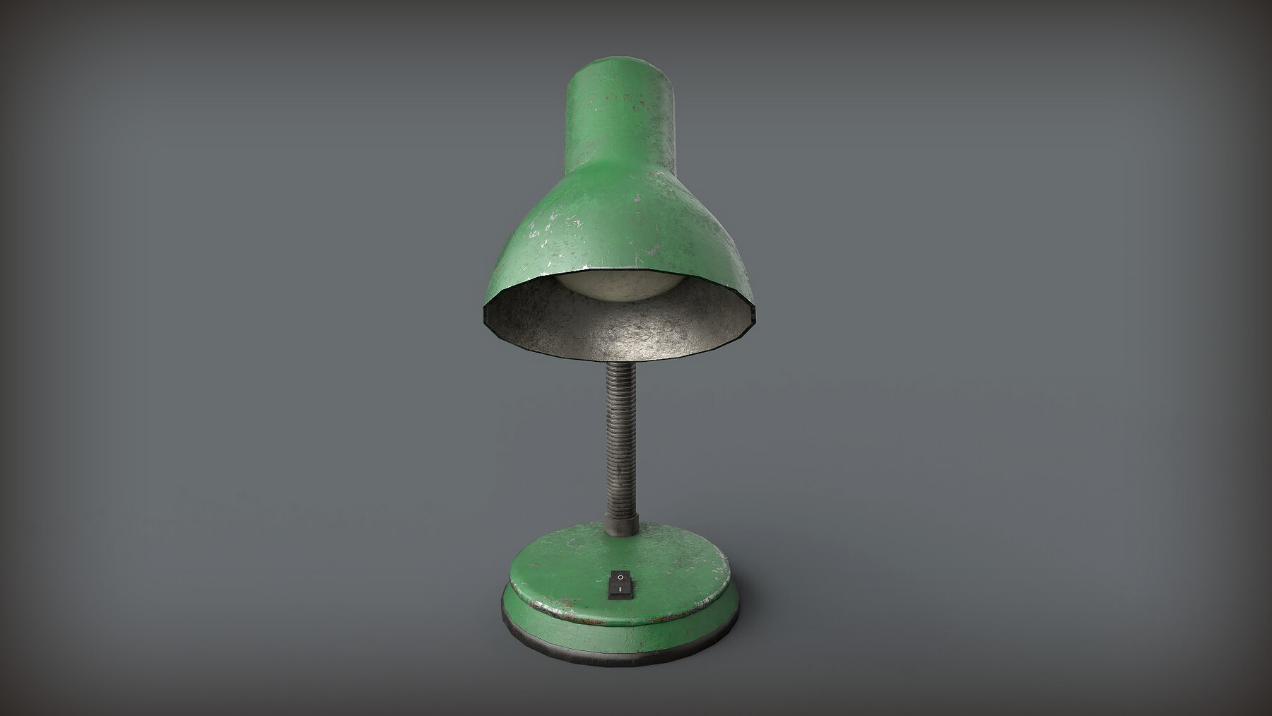 ArtStation - Old Retro Table Lamp Low Poly | Game Assets