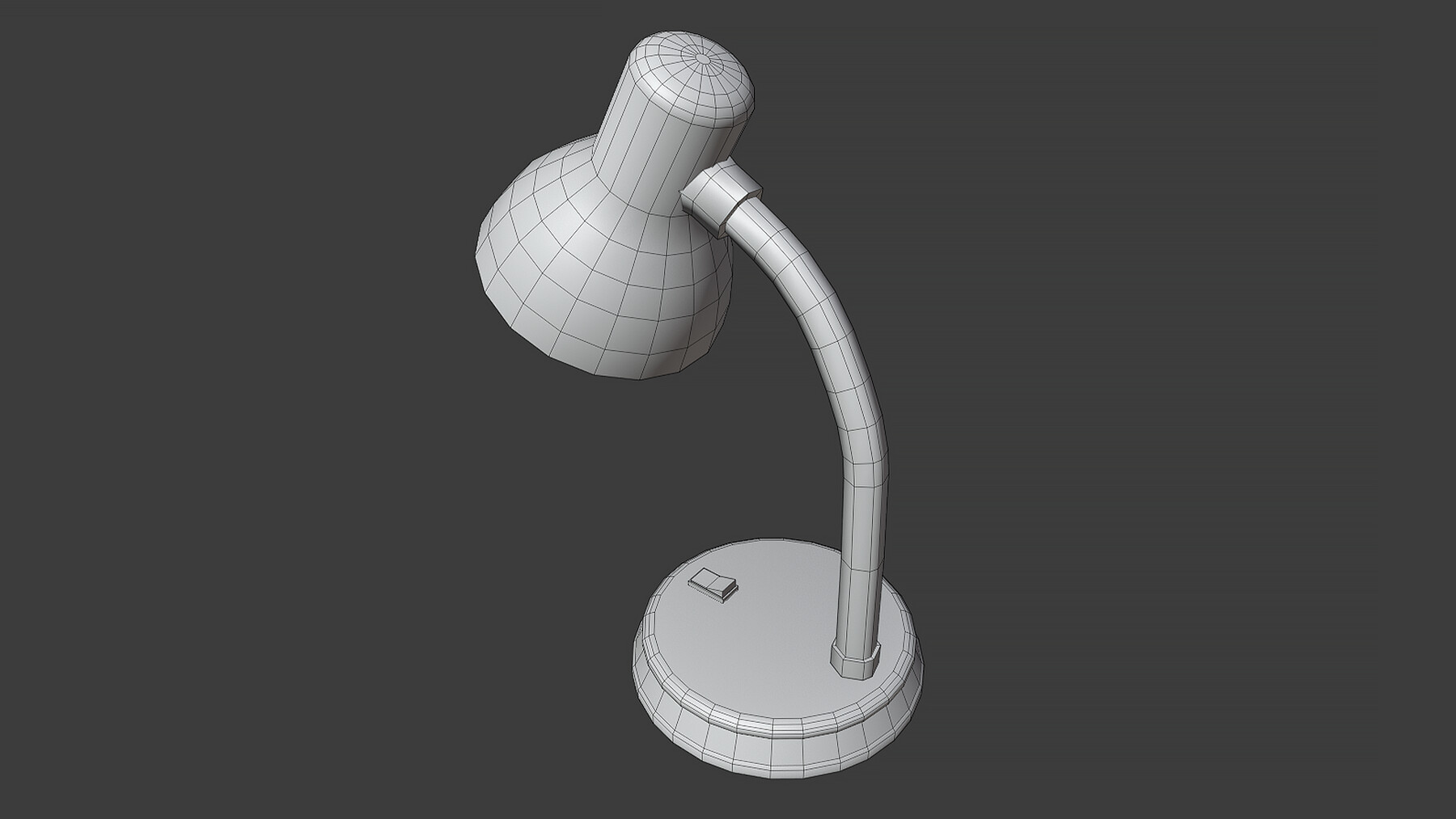 ArtStation - Old Retro Table Lamp Low Poly | Game Assets
