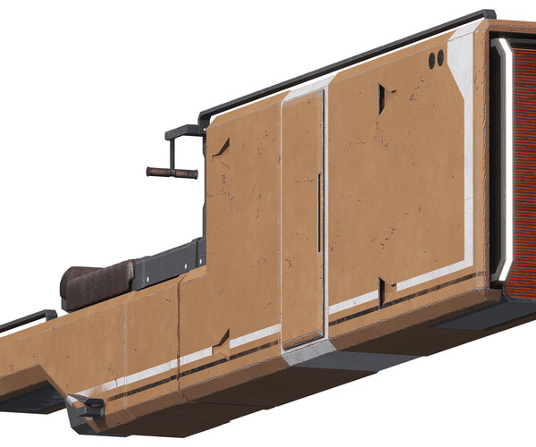 ArtStation - Speeder / hover flying bike | Game Assets