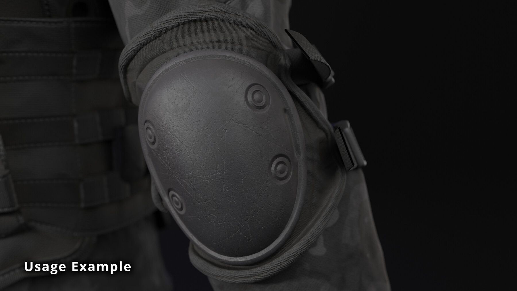 ArtStation - Knee Pad and Elbow Pad - PBR Game Ready | Game Assets
