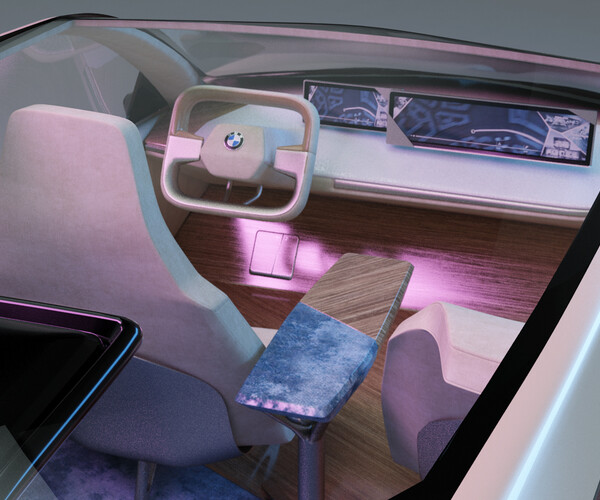 ArtStation - BMW inext 3D Modeling with interior 3D Model | Game Assets