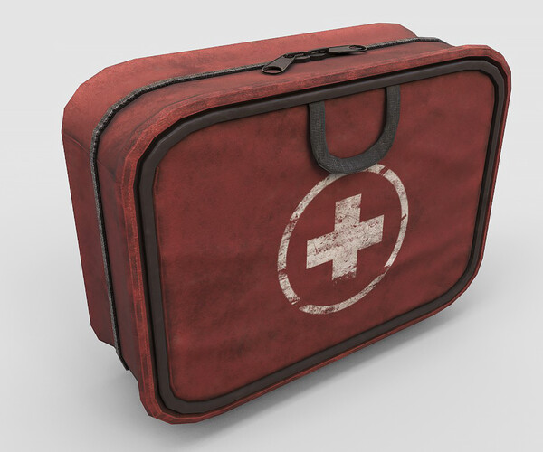 ArtStation - Medkit Low Poly | Game Assets