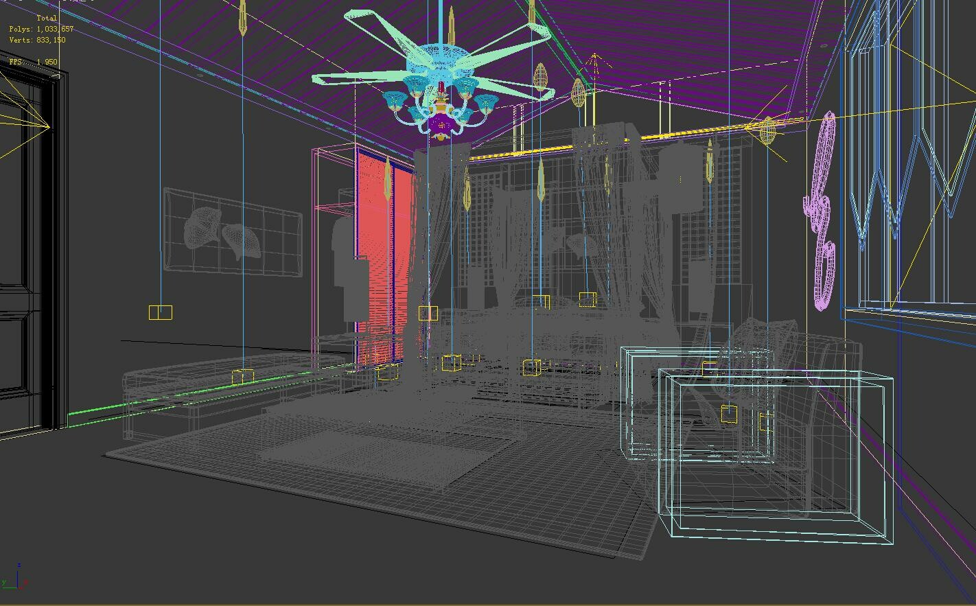 ArtStation - Stylish bedroom complete 93 | Game Assets