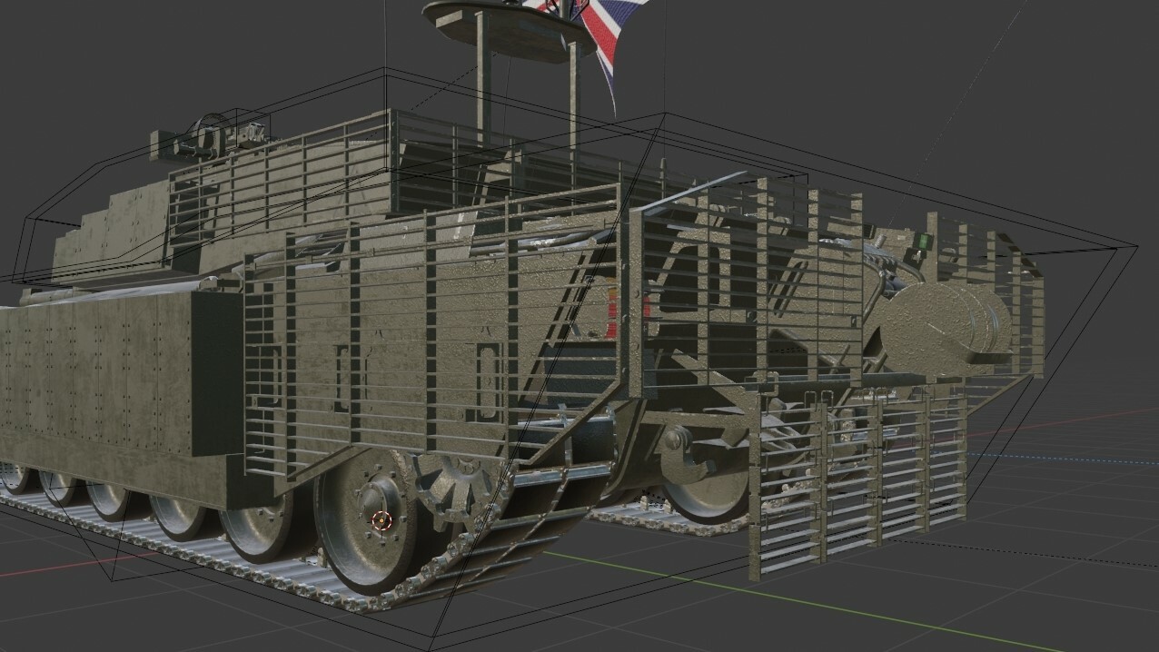 ArtStation - Challenger 2 TES | Game Assets