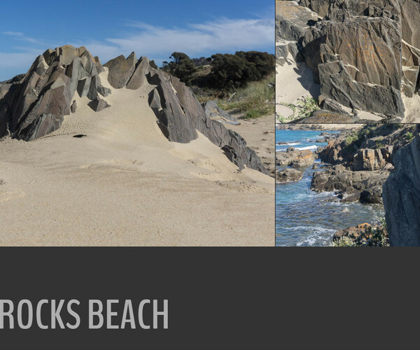 ArtStation - 203 photos of Spiky Rocks Beach | Resources