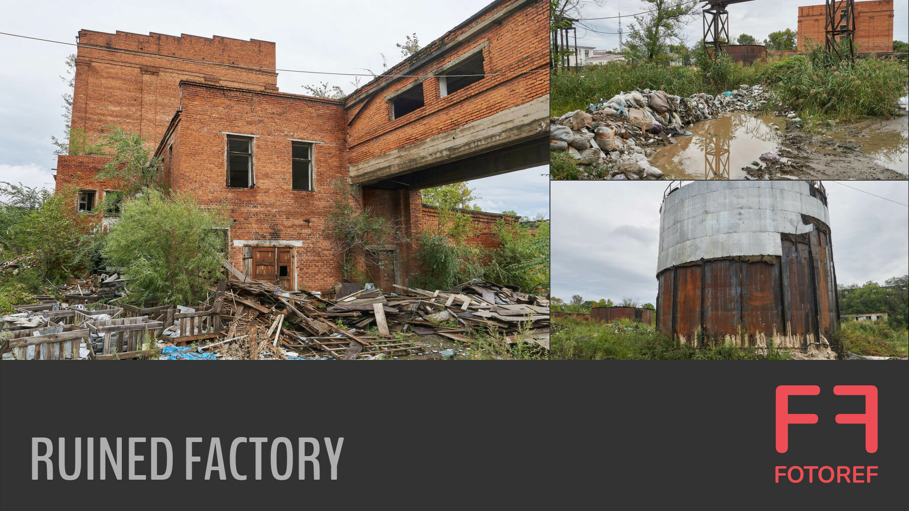 ArtStation - 109 photos of Ruined Factory | Resources