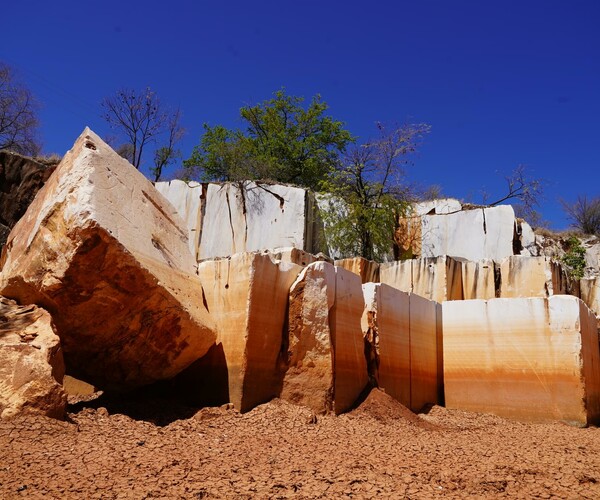 ArtStation - 160 photos of Abandoned Marble Quarry Cracked Mud Filled ...