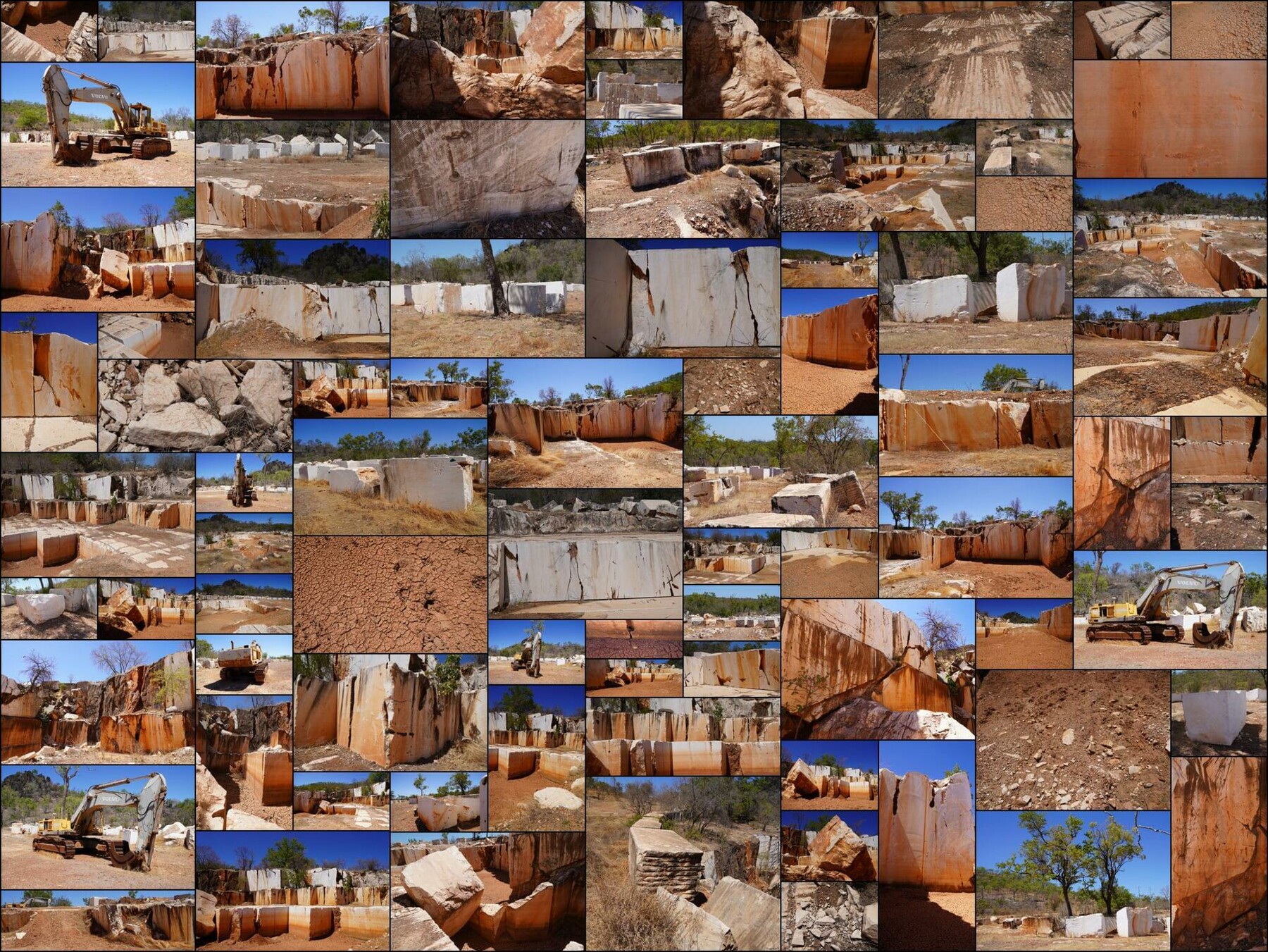 ArtStation - 160 photos of Abandoned Marble Quarry Cracked Mud Filled ...