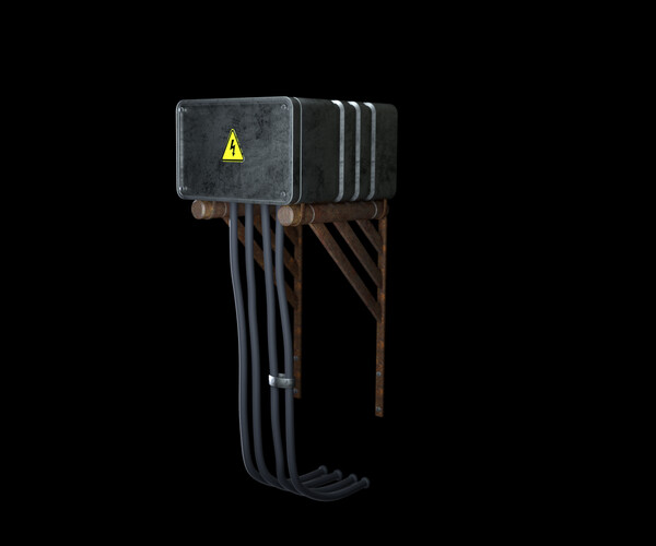 ArtStation - Sci-Fi Electric Box | Resources