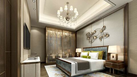 ArtStation - Stylish bedroom complete 166 | Resources