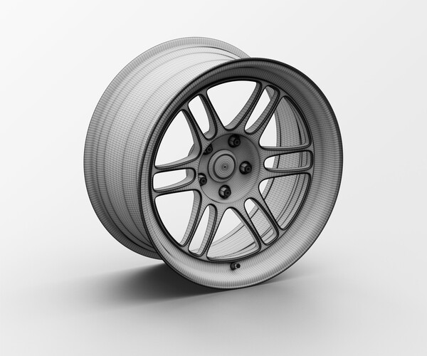 ArtStation - Enkei RPF1 Rim/Wheel 3D Model | Resources