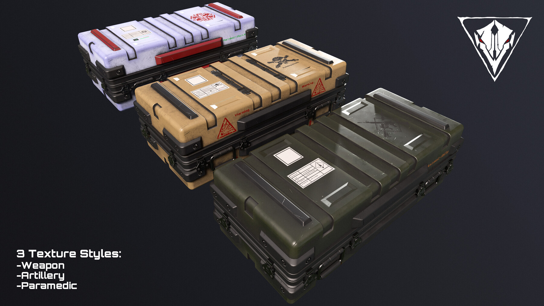 ArtStation - Military Crates | Game Assets