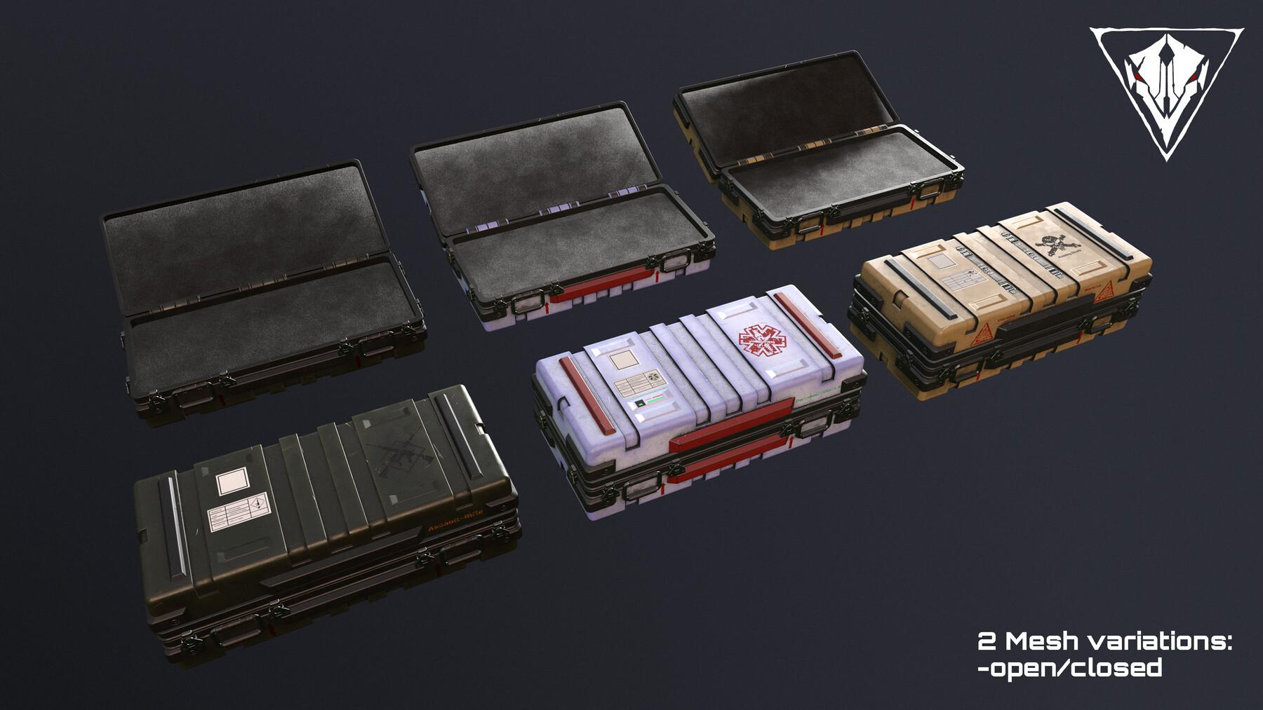 ArtStation - Military Crates | Game Assets