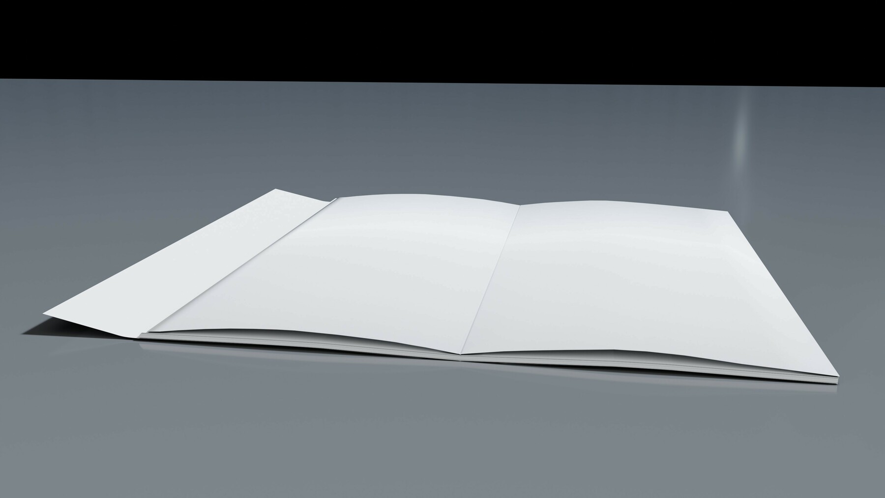 ArtStation - Opened Booklet with Flap and 28 Pages | Resources