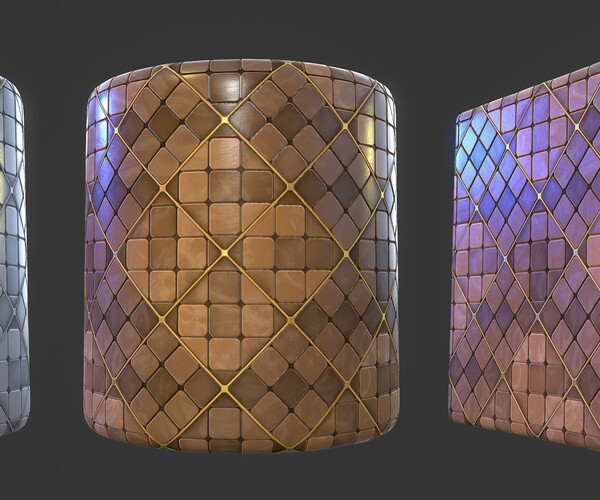 ArtStation - Stylized Marble Tile - Substance Designer | Game Assets