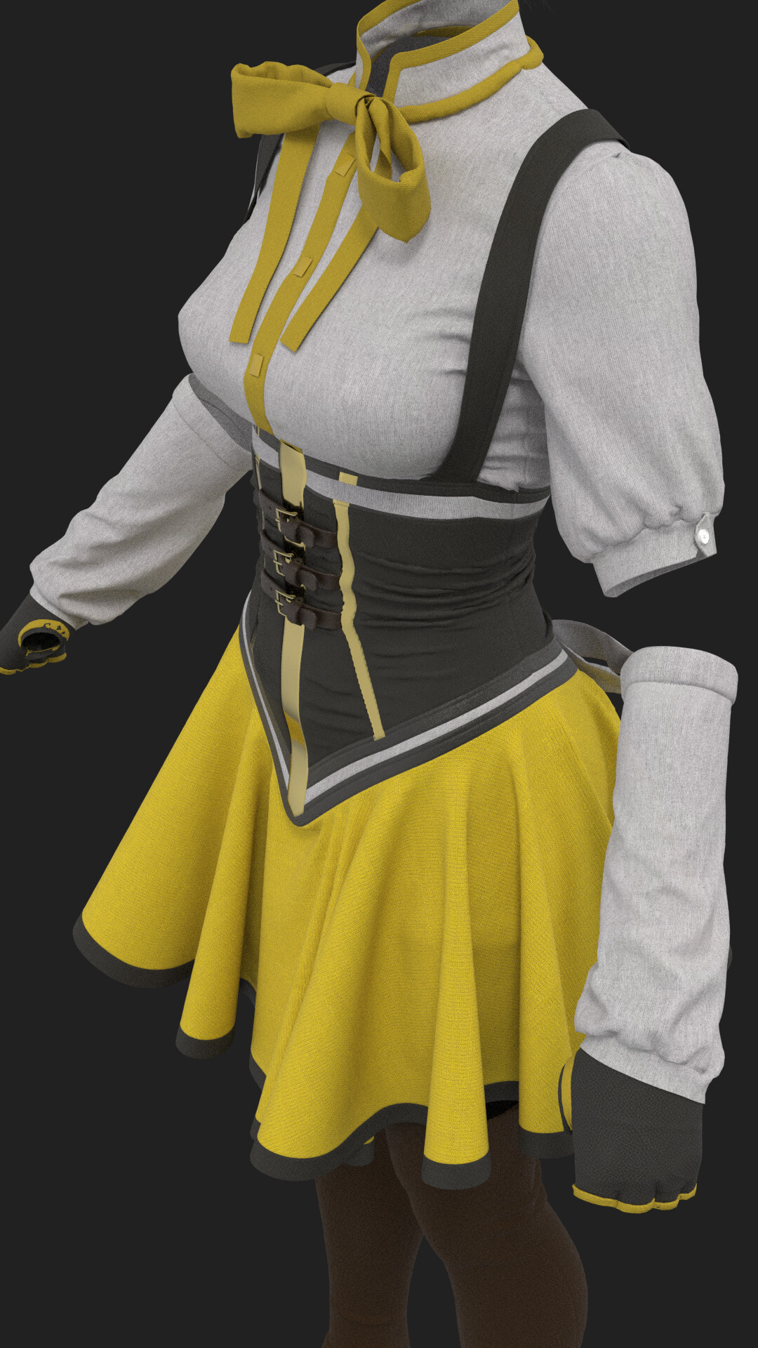 ArtStation - Fan-Art Mami Tomoe Marvelous Designer/Clo3d project + OBJ ...