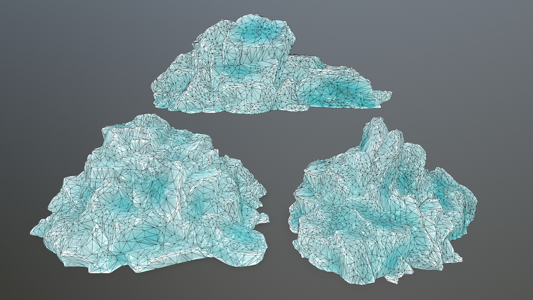 ArtStation - Icy Rock Set | Game Assets