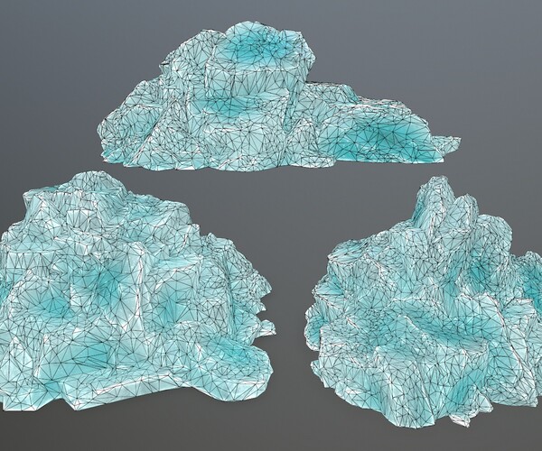 ArtStation - Icy Rock Set | Game Assets