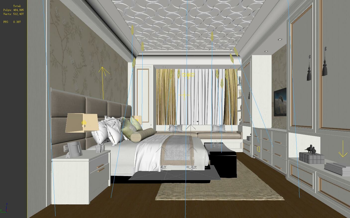 ArtStation - Stylish master bedroom design 61 | Resources