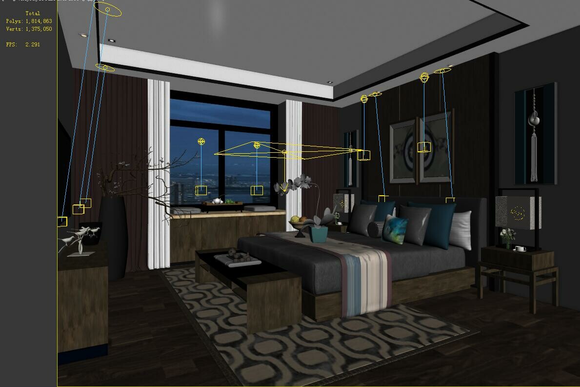 ArtStation - Stylish master bedroom design 66 | Resources