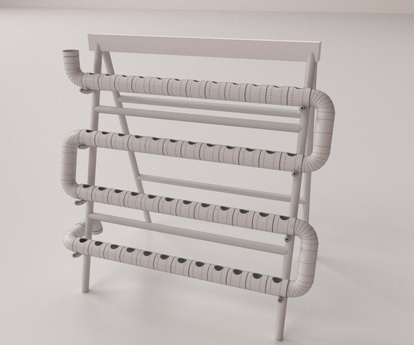 ArtStation - Hydroponic Stand | Game Assets